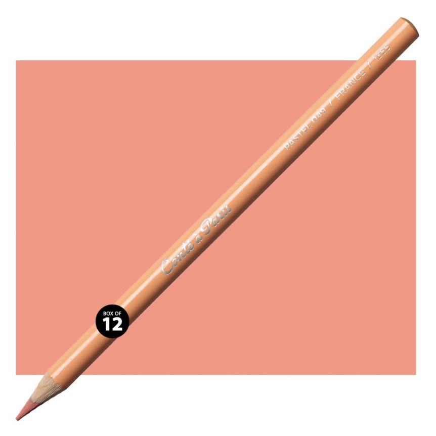 Conté À Pastel Pencil Light Orange (Box of 12) | Jerry's Artarama