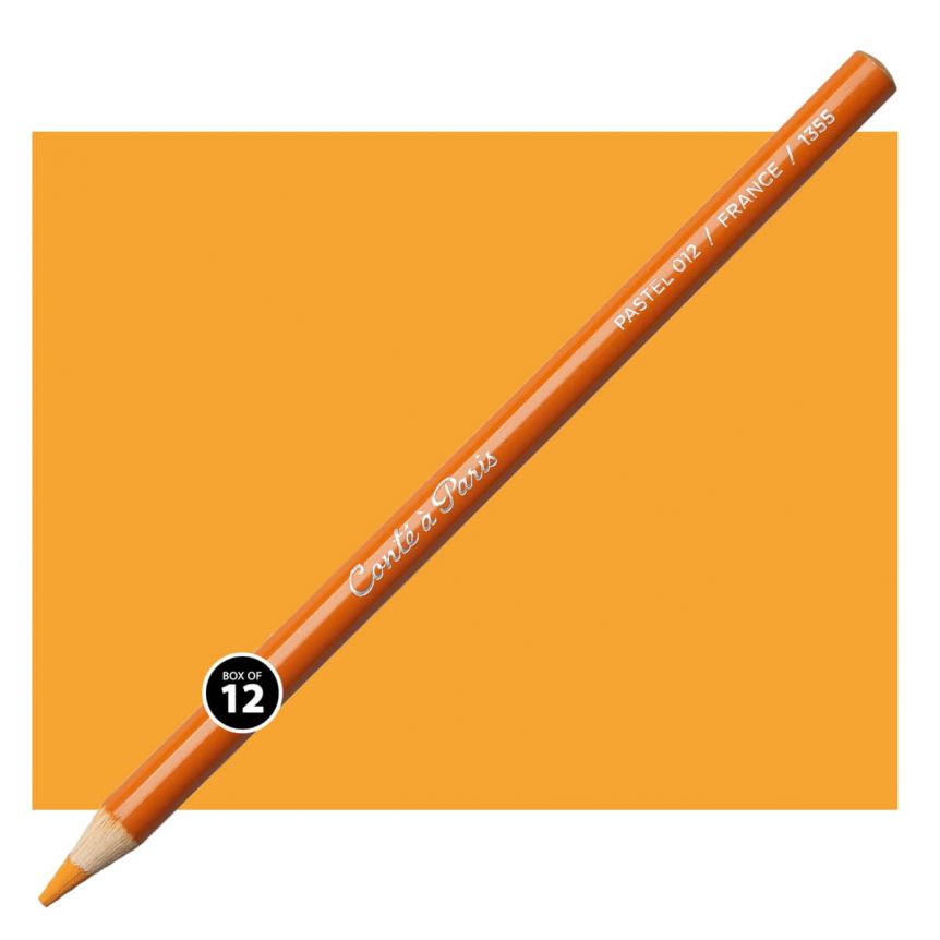 Conté À Pastel Pencil Orange (Box of 12) | Jerry's Artarama