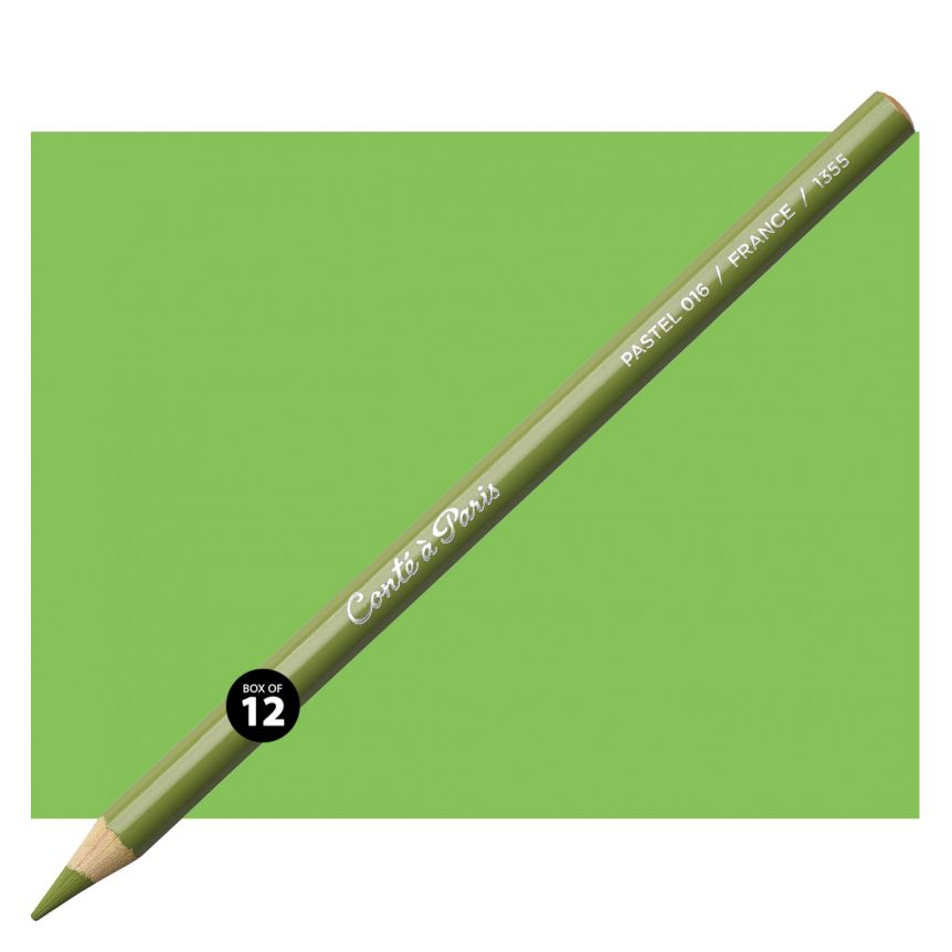 Conté à Paris Pastel Pencil Box of 12 - St. Michel Green | Jerry's Artarama