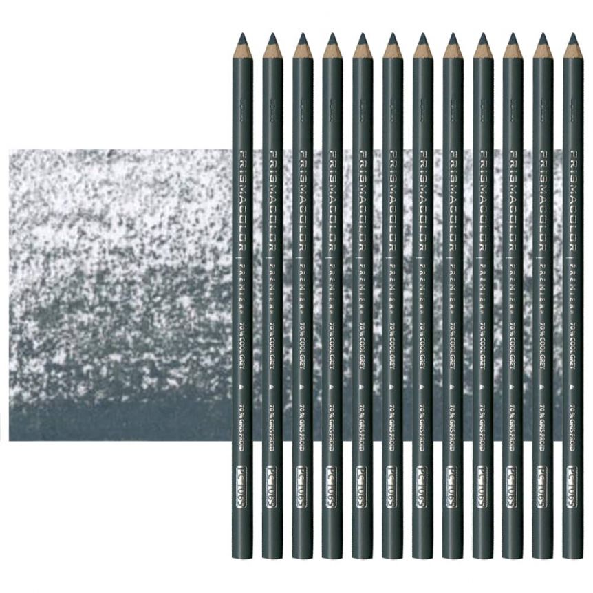 Prismacolor Premier Colored Pencil PC1065 Cool Gray 70% (Set of 12 ...