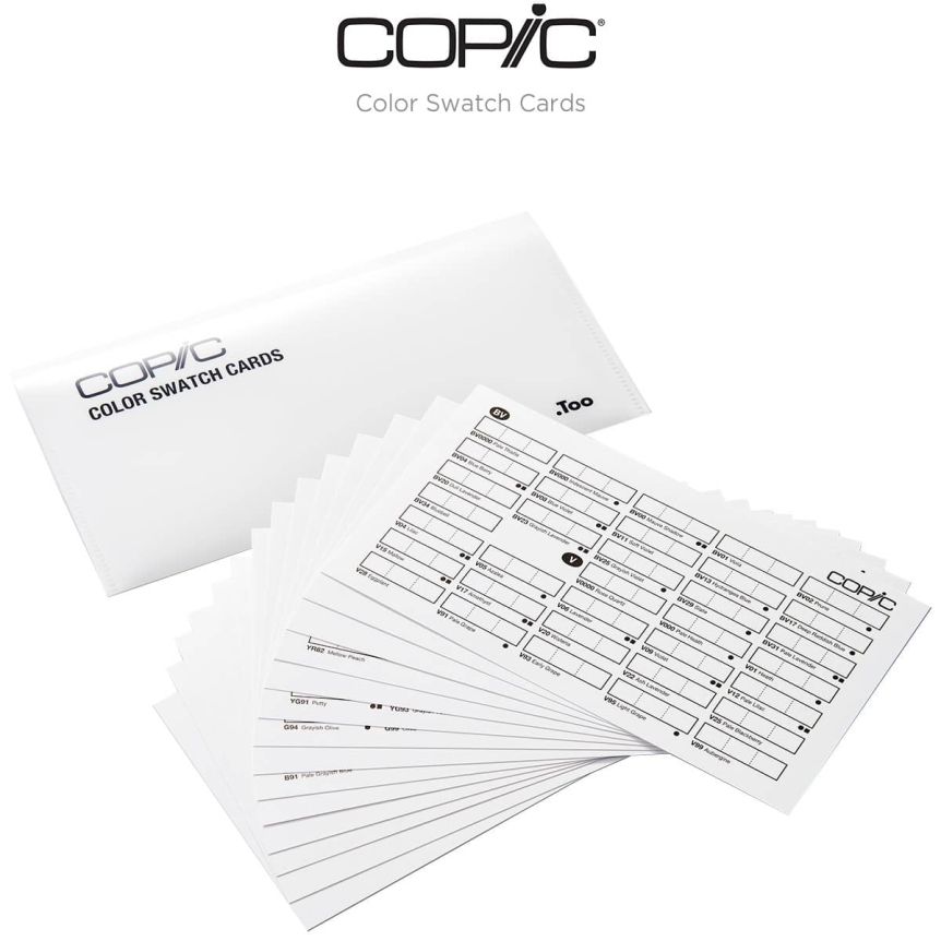 Copic Color Swatch Cards | Jerry's Artarama