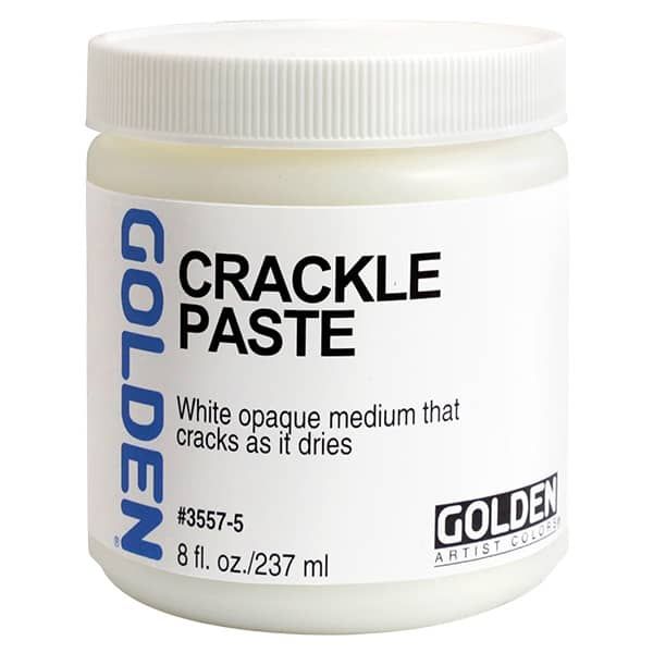 GOLDEN Crackle Paste Medium, 8oz Jar | Jerry's Artarama