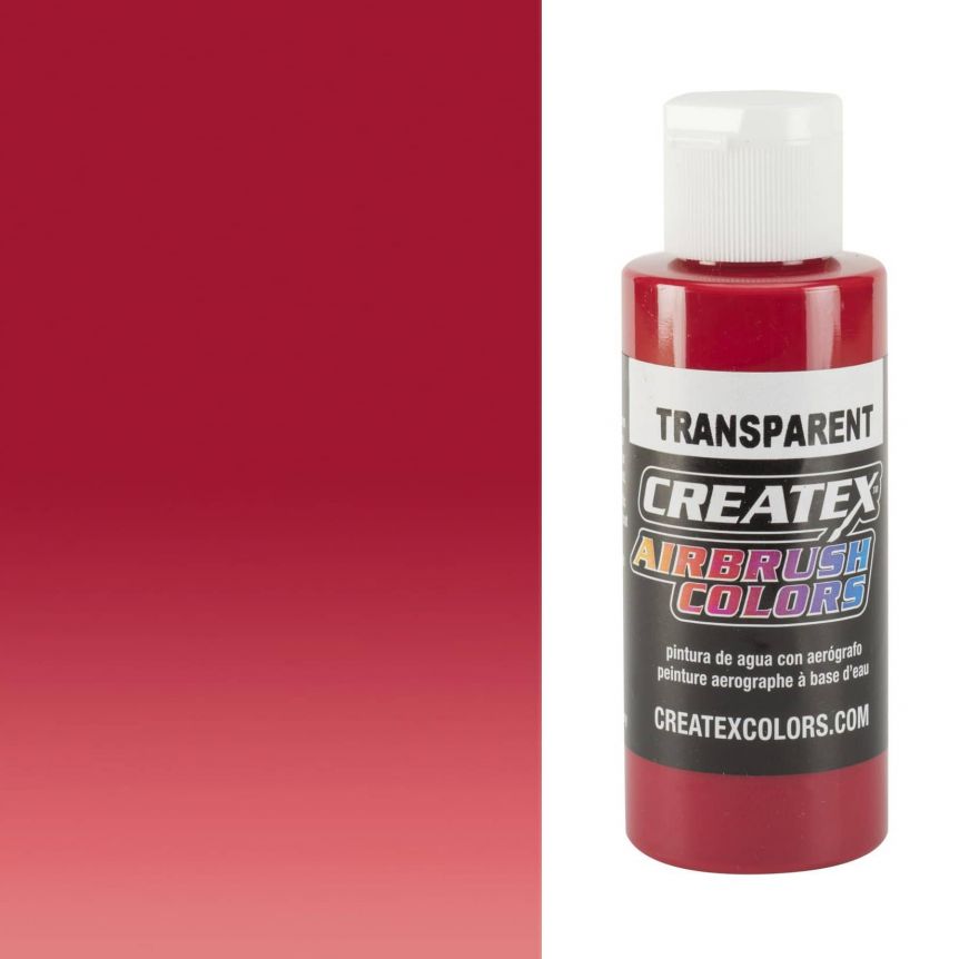 Createx Airbrush Colors 2oz Transparent Carmine | Jerry's Artarama