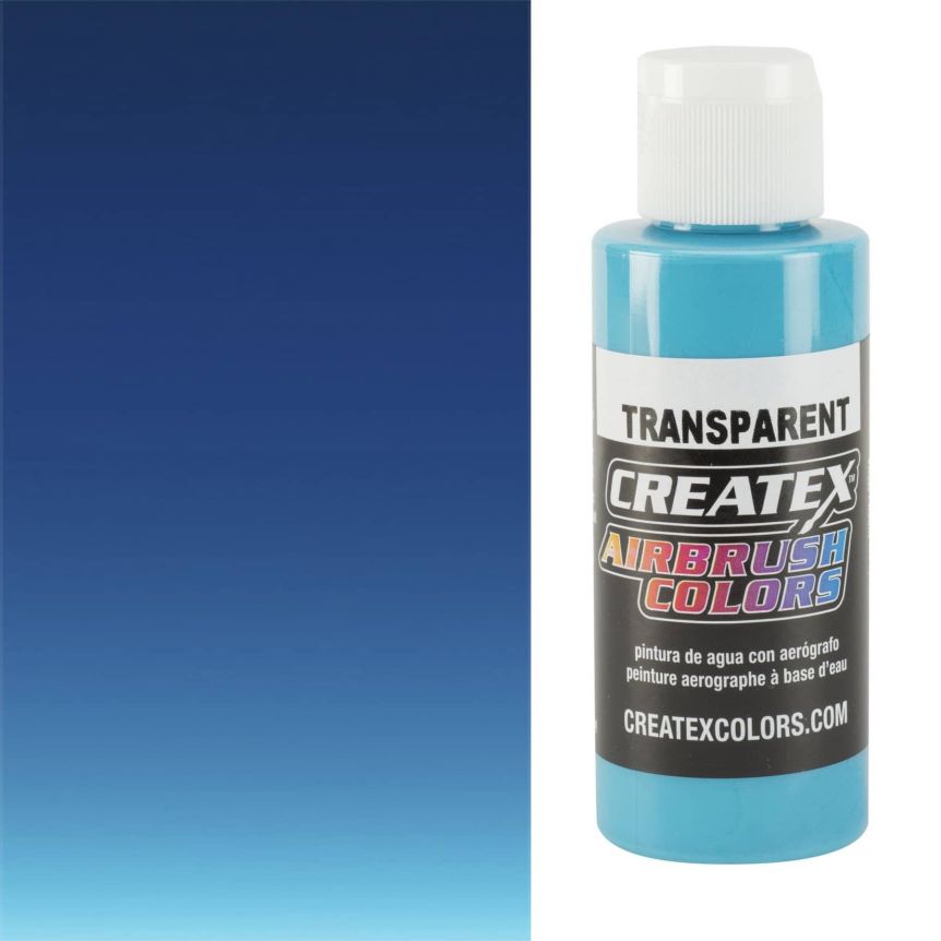 Createx Airbrush Colors 2oz Transparent Maui Blue | Jerry's Artarama