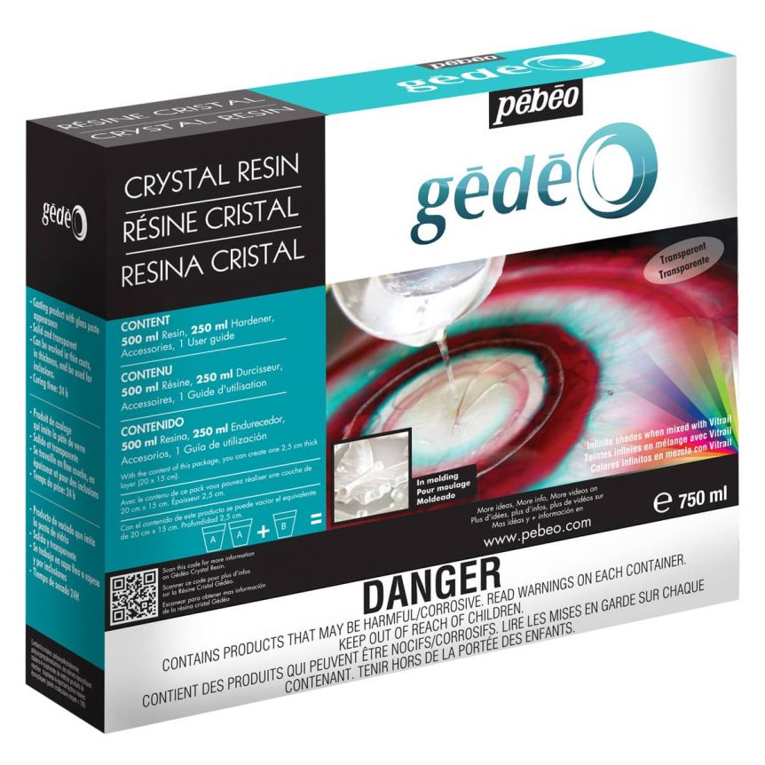Pebeo Gedeo Crystal Resin Kit, 750ml | Jerry's Artarama