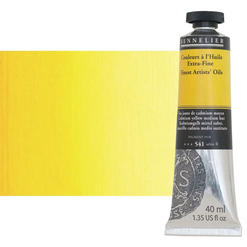 Sennelier Artists Extra-Fine Oil - Cadmium Yellow Medium Hue, 40 ml ...
