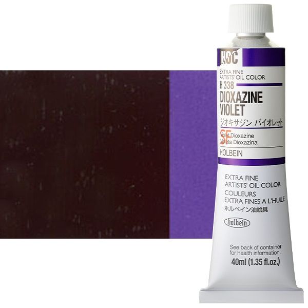 Holbein Extra-Fine Artists' Oil Color 40 ml Tube - Dioxazine Violet ...
