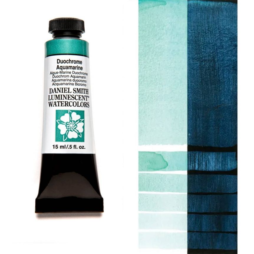 Daniel Smith Extra Fine Watercolor - Duochrome Aquamarine, 15 ml Tube ...