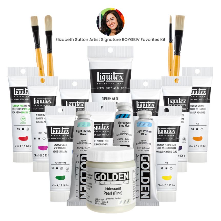 Elizabeth Sutton Signature RoyGBiv Favorites Kit | Jerry's Artarama