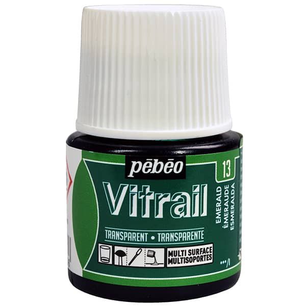 Pebeo Vitrail Color Emerald 45ml | Jerry's Artarama