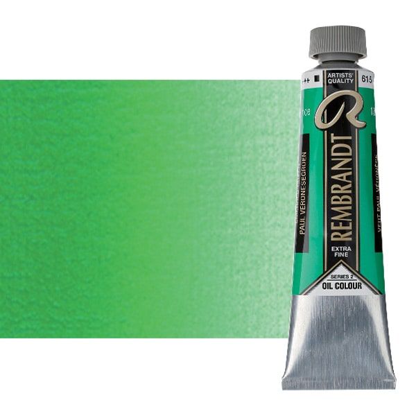 Rembrandt Extra-Fine Artists' Oil Paint - Emerald Green, 40ml Tube ...