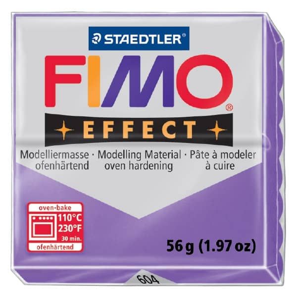 FIMO Effect 1.97 oz Bar - Translucent Purple | Jerry's Artarama