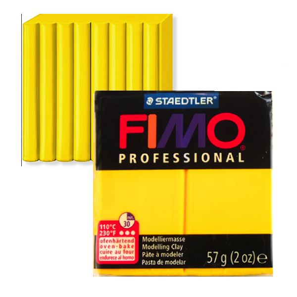 True Yellow 2 oz - FIMO Professional Modeling Clay | Jerry's Artarama