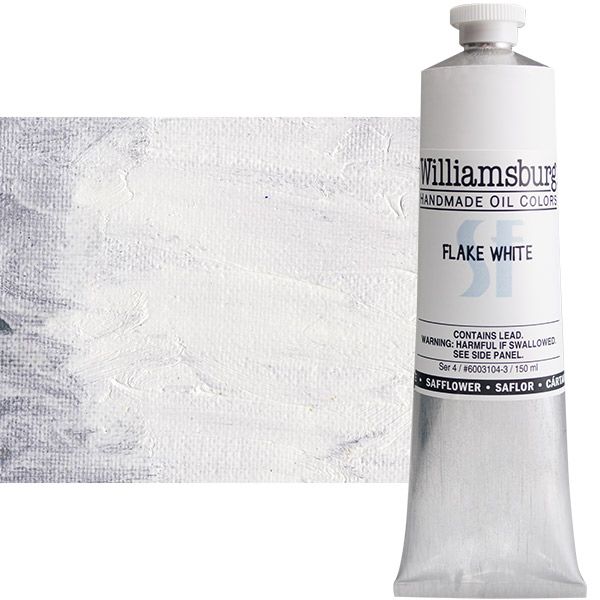Williamsburg Handmade Safflower Oil Color 150ml Tube - Flake White ...