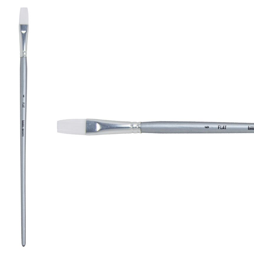 Liquitex Basics Acrylic Brush Flat #6 | Jerry's Artarama