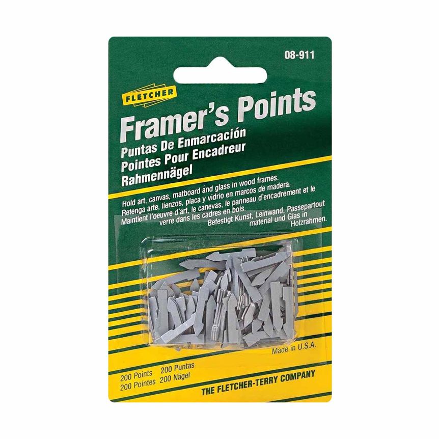 Fletcher Framers Tool Points 5/8" - 200 Pack | Jerry's Artarama