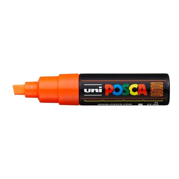 Posca Paint Marker, Fluorescent Orange, Broad Tip Marker | Jerry's Artarama