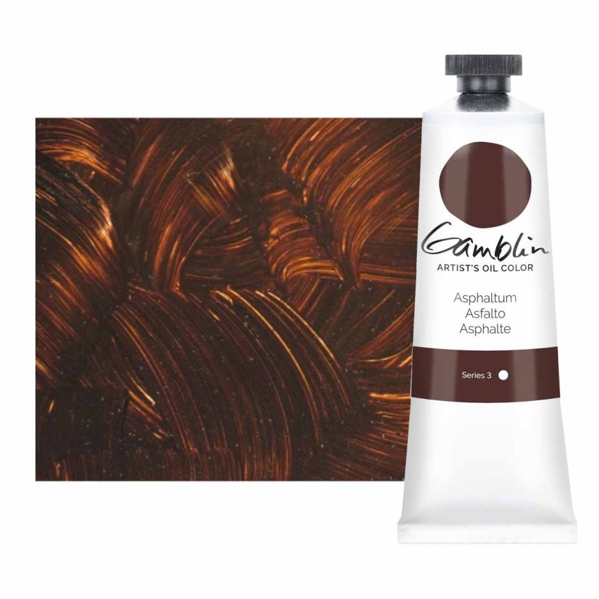 Gamblin Artists Oil - Asphaltum, 37ml Tube | Jerry's Artarama