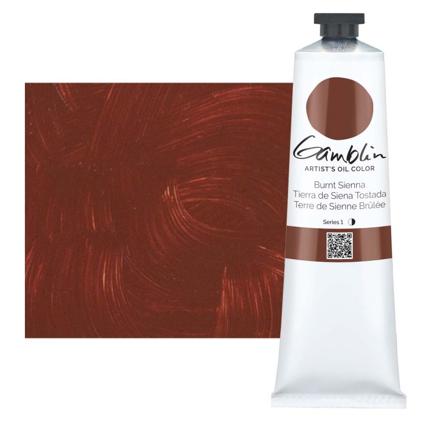 Gamblin Artists Oil - Burnt Sienna, 150ml Tube | Jerry's Artarama