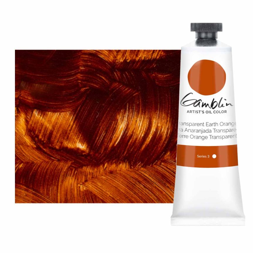 Gamblin Artists Oil - Transparent Earth Orange, 37ml Tube | Jerry's Artarama
