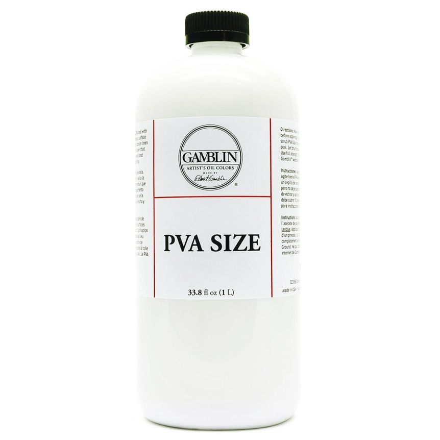 Gamblin PVA Size 33.8oz, Artists' Oil Painting Medium | Jerry's Artarama