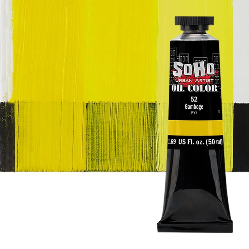 Soho Artist Oil Color Gamboge, 50ml Tube | Jerry's Artarama