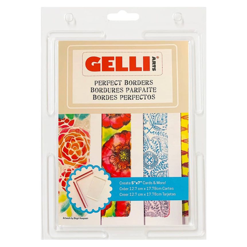Gelli Arts® Create Perfect Borders 5" x 7" Kit | Jerry's Artarama