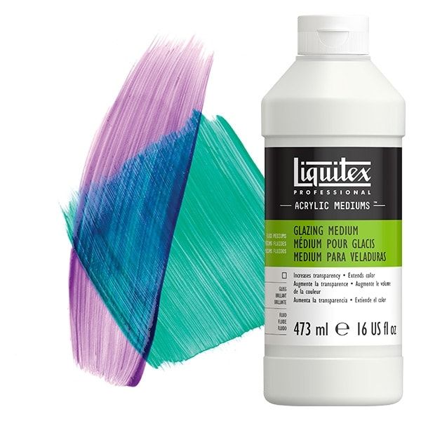 Liquitex Acrylic Fluid Mediums Glazing 16 oz | Jerry's Artarama