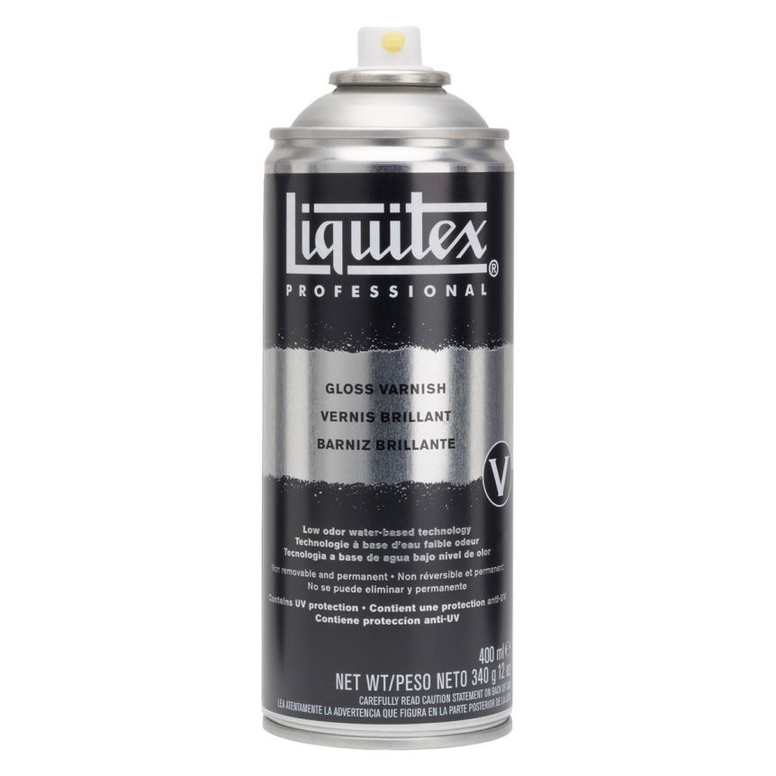 Liquitex Professional Spray Paint Varnish - Gloss Varnish, 400ml ...