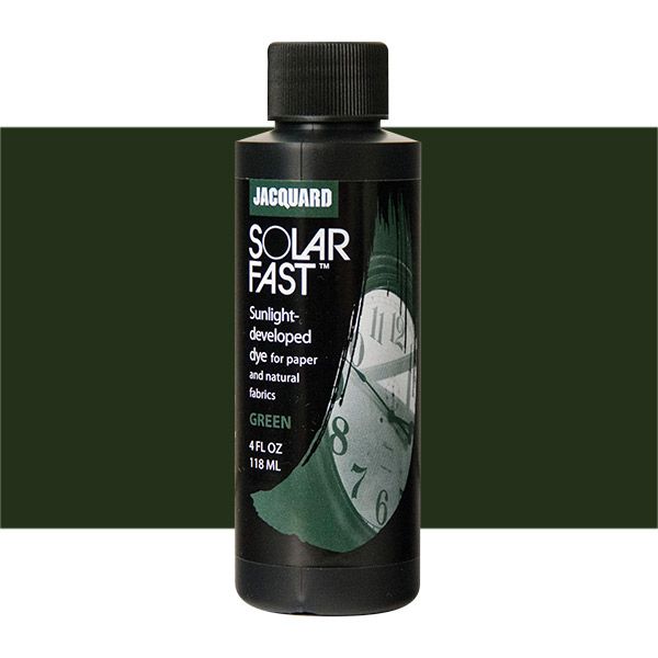 Jacquard SolarFast Dye 4 oz - Green | Jerry's Artarama