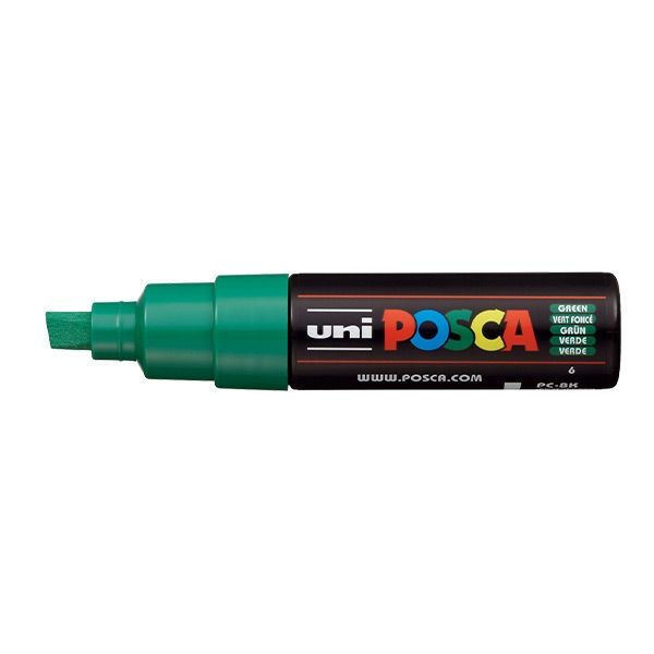 POSCA Acrylic Paint Marker - Green, Broad Tip (0.8 mm) | Jerry's Artarama