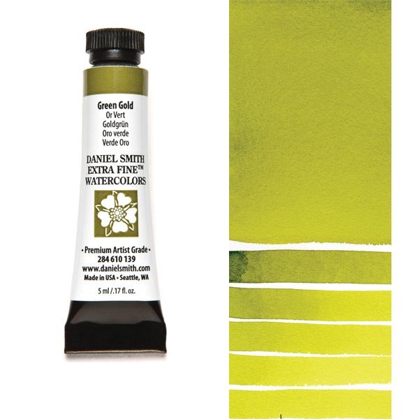 Daniel Smith Extra Fine Watercolor - Green Gold, 5 ml Tube | Jerry's ...
