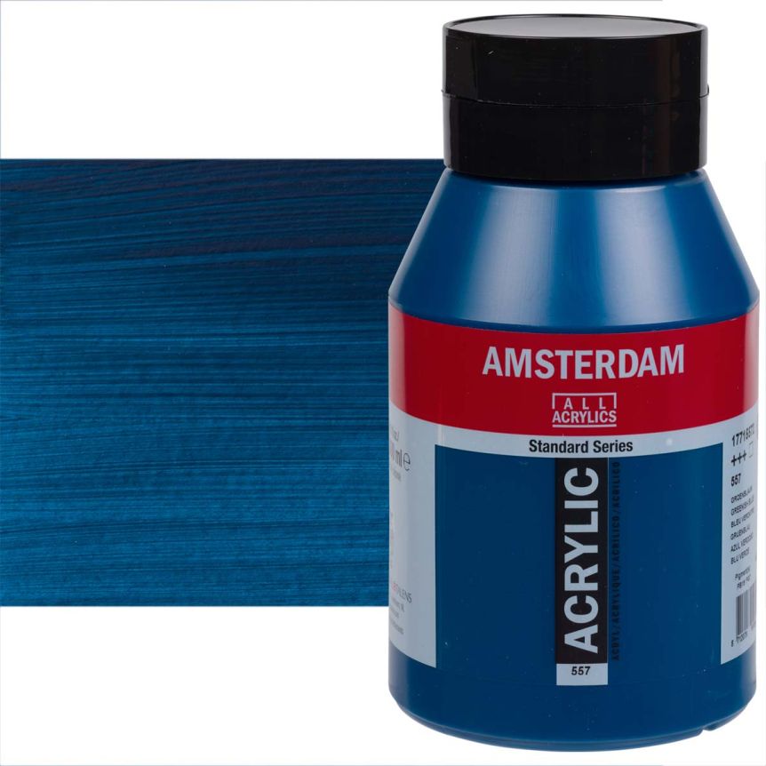 Amsterdam Standard Series Acrylic Paint - Greenish Blue, 1 Liter Jar ...