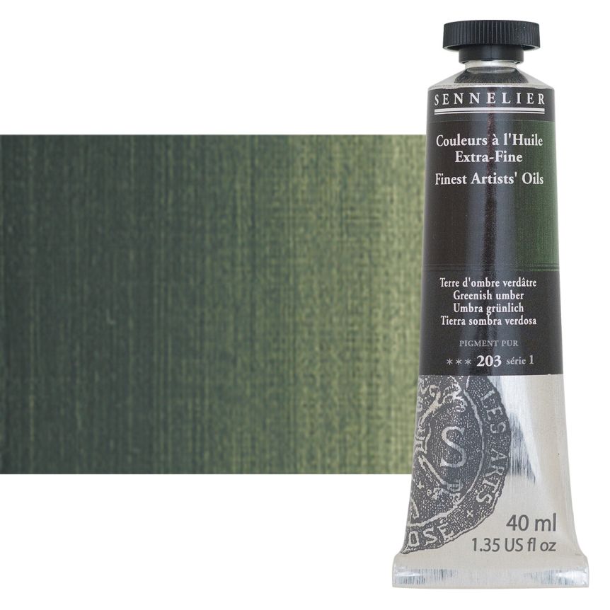 Sennelier Artists Extra-Fine Oil - Greenish Umber, 40 ml | Jerry's Artarama