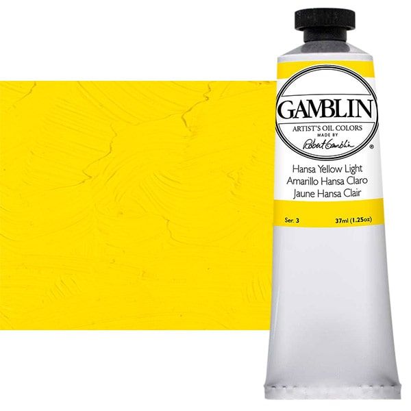 Gamblin Artists Oil - Hansa Yellow Light, 37ml Tube | Jerry's Artarama
