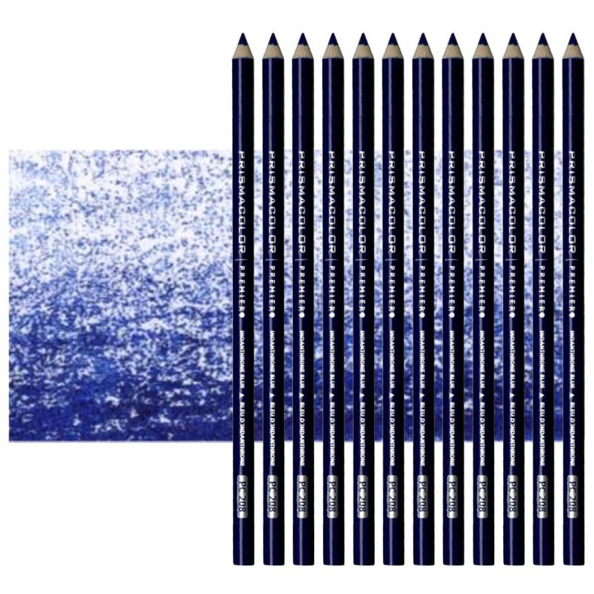 Prismacolor Premier Colored Pencil PC208 Indanthrene Blue (Set of 12 ...