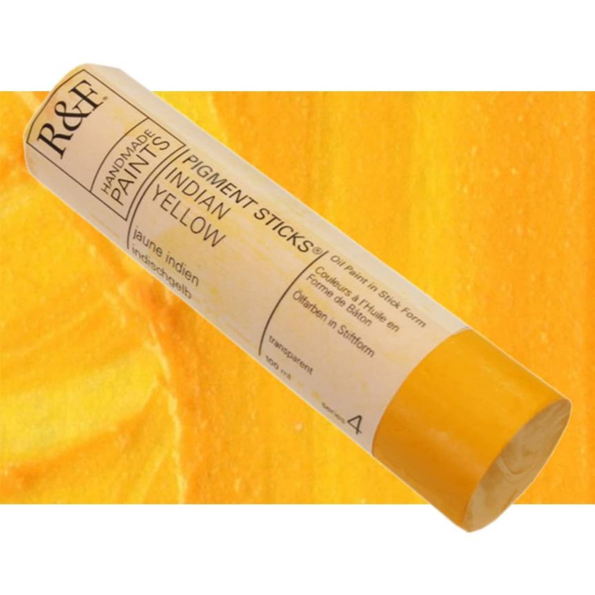 R&F Pigment Stick 100ml - Indian Yellow | Jerry's Artarama