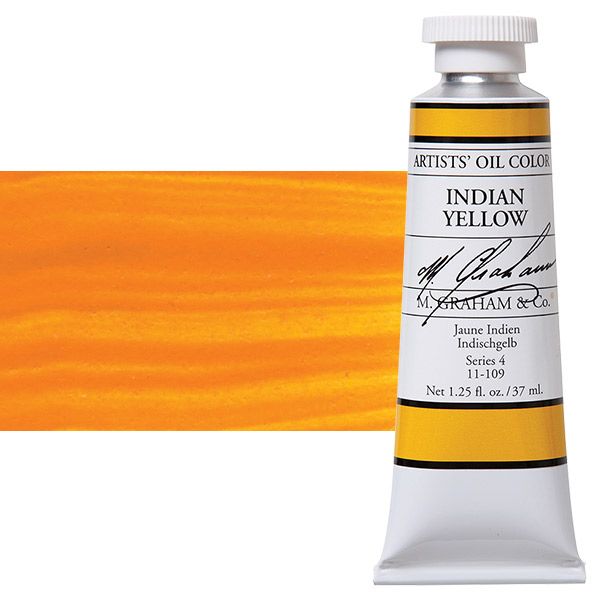 M. Graham Oil Color 37ml - Indian Yellow | Jerry's Artarama