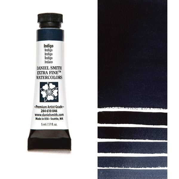 Daniel Smith Extra Fine Watercolor - Indigo, 5 ml Tube | Jerry's Artarama