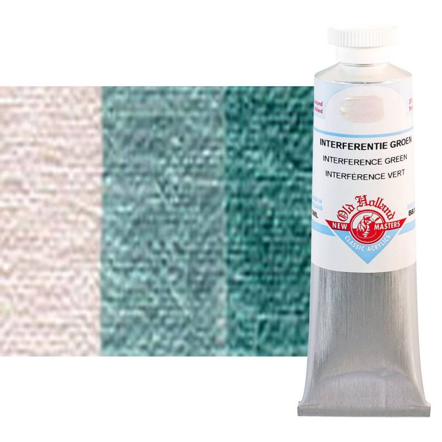 Old Holland New Masters Classic Acrylic Colors Interference Green 60 ml ...