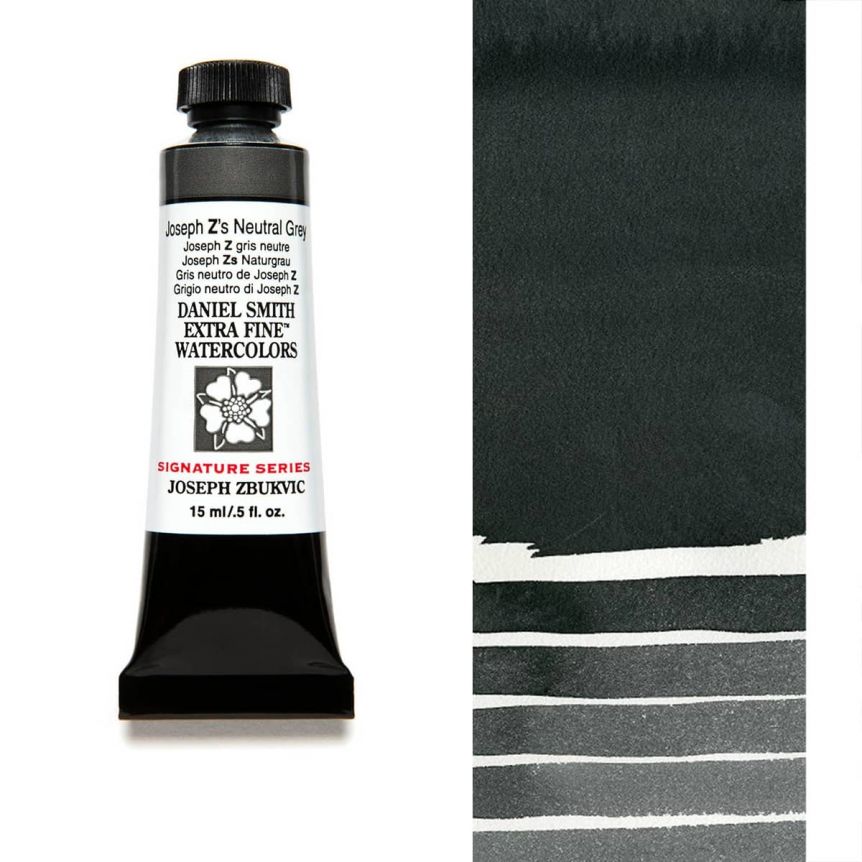 Daniel Smith Extra Fine Watercolor - Joseph Z's Neutral Grey, 15ml Tube ...