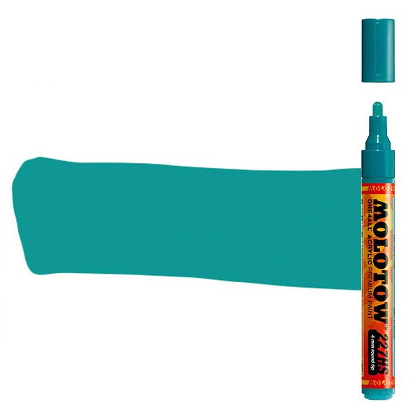 Molotow ONE4ALL 4mm Marker - Lagoon Blue | Jerry's Artarama