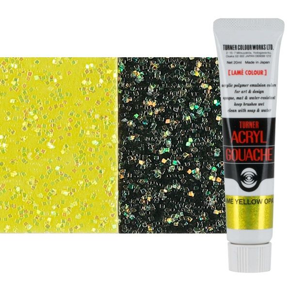 Turner Artist Acryl Gouache - Lame Yellow Opal, 20ml | Jerry's Artarama