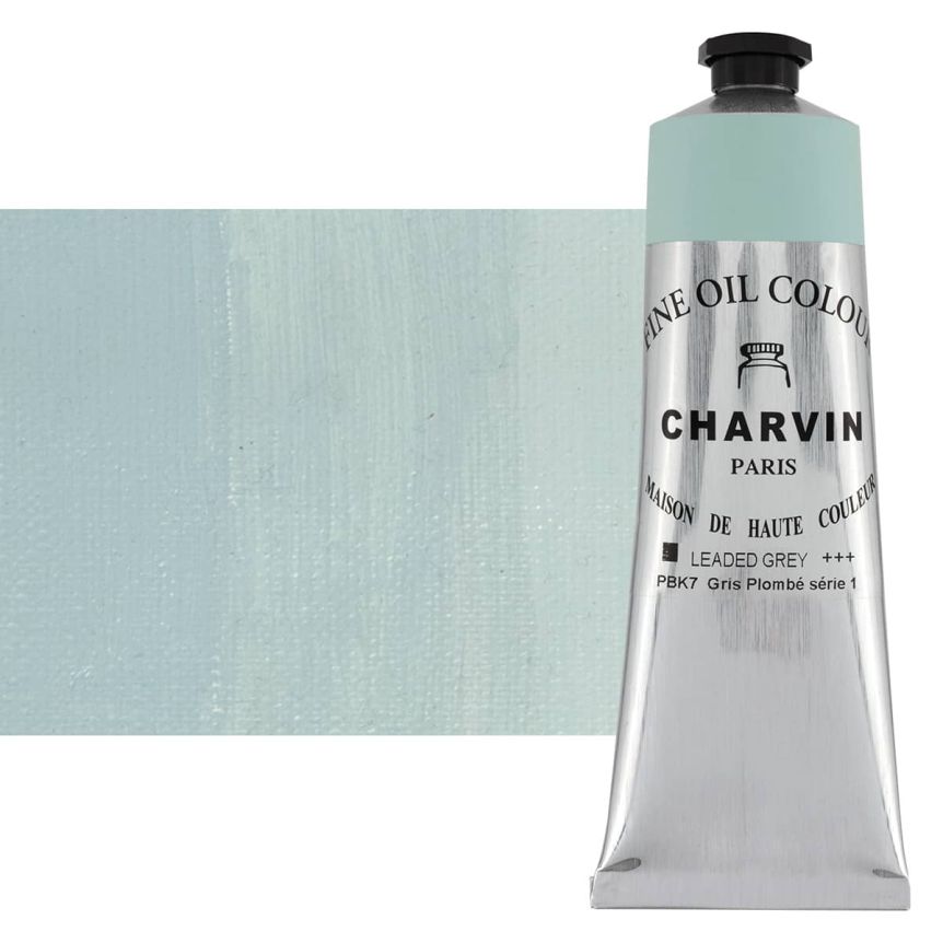 Charvin Fine Oil Paint, Leaded Grey - 150ml | Jerry's Artarama