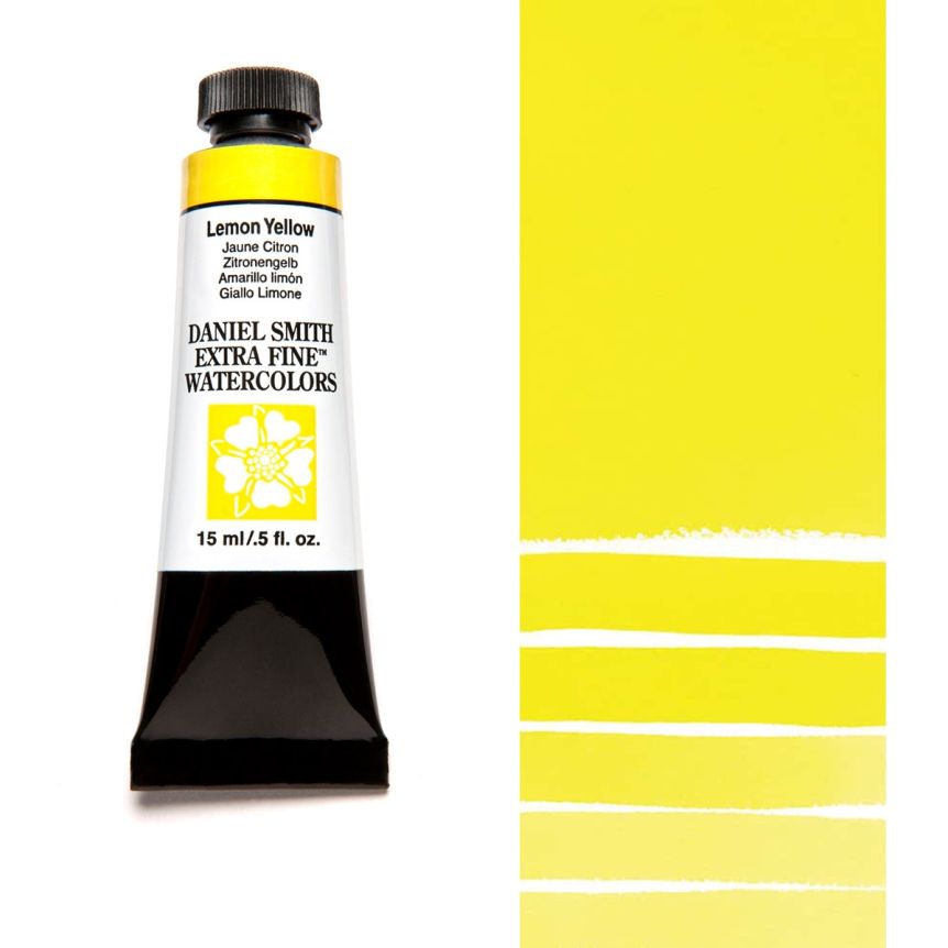 Daniel Smith Extra Fine Watercolor - Lemon Yellow, 15 ml Tube | Jerry's ...