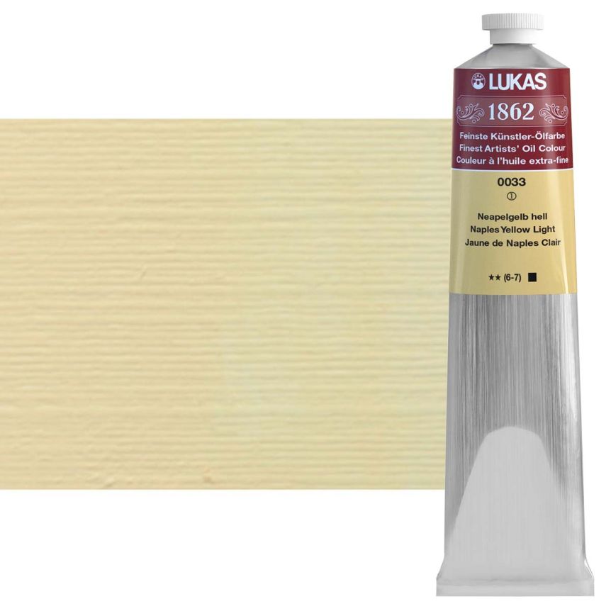 LUKAS 1862 Oil Color - Naples Yellow Light, 200ml | Jerry's Artarama