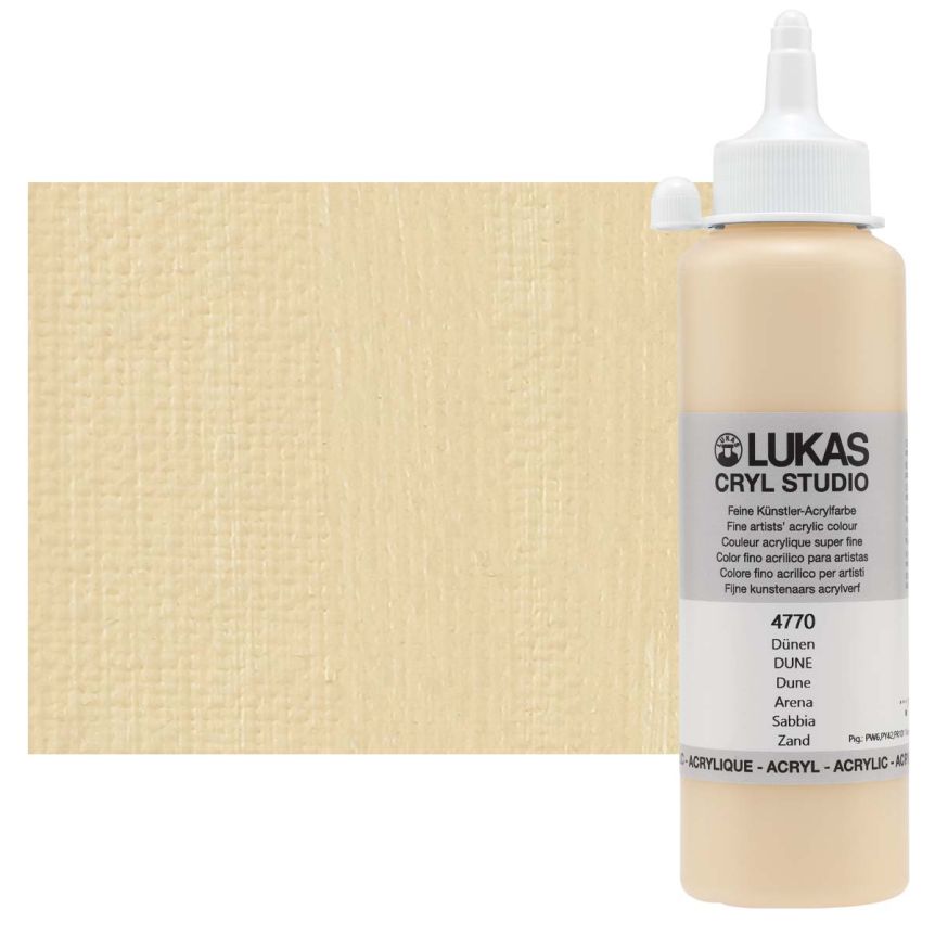 Lukas Cryl Studio Acrylic Paint - Dune, 250ml Bottle | Jerry's Artarama