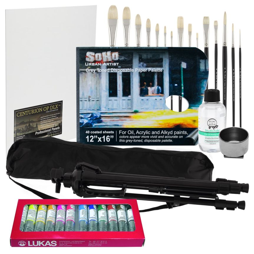 Lukas Studio Oil Color Painting Bundle | Jerry's Artarama