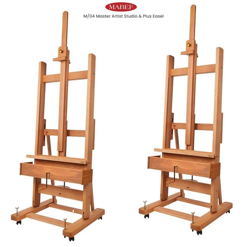 Mabef M/04 Master Artist Studio Easels w/ Crank | Jerry's Artarama