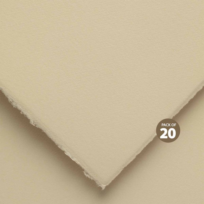 Magnani 1404 Pescia Printmaking Paper 140lb - Cream, 22" x 29.9" (Pack ...